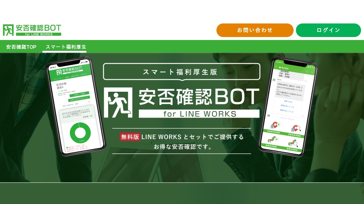スマート福利厚生版 安否確認BOT for LINEWORKS