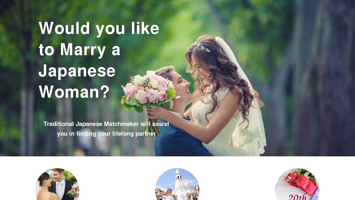 Marry a Japanese Woman: Traditional Japanese Matchmaker Will Assist You!
