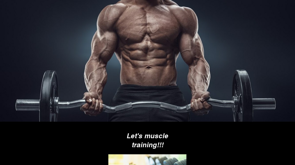 Let's muscle training