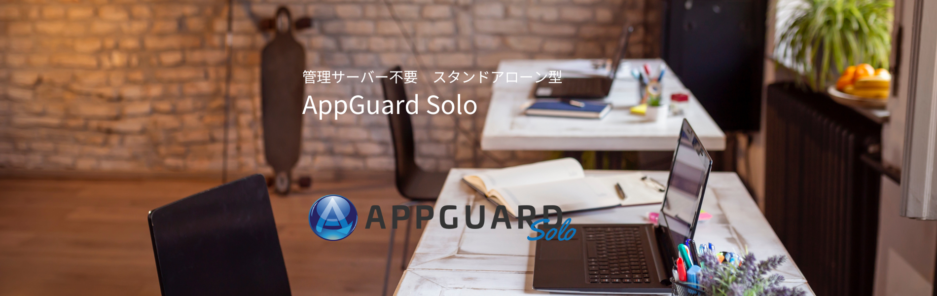 スタンドアローン型 AppGuard Solo ＜管理サーバー不要＞