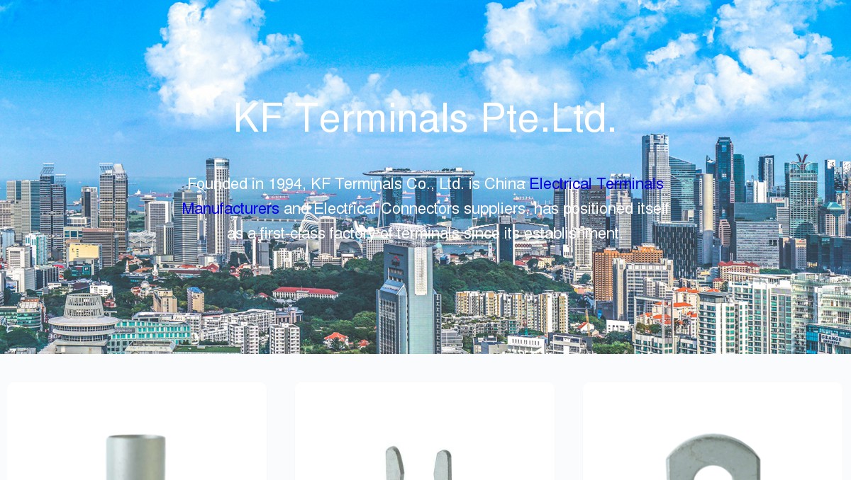 KF Terminals Connectors supplier