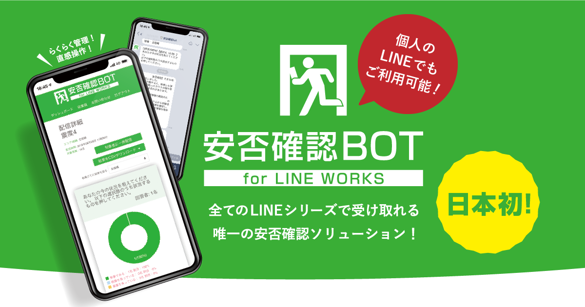 安否確認BOT for LINEWORKS_お問合せ完了