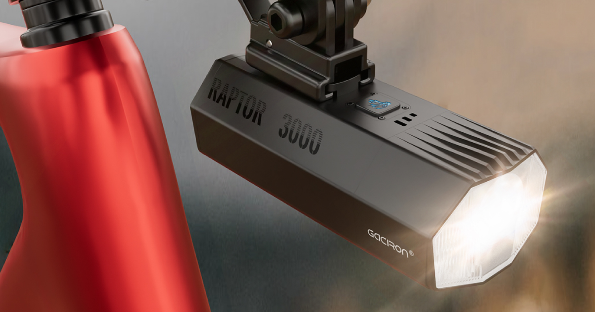 GACIRON ガシロン Raptor ラプター｜高輝度・大容量 自転車用フロントライト